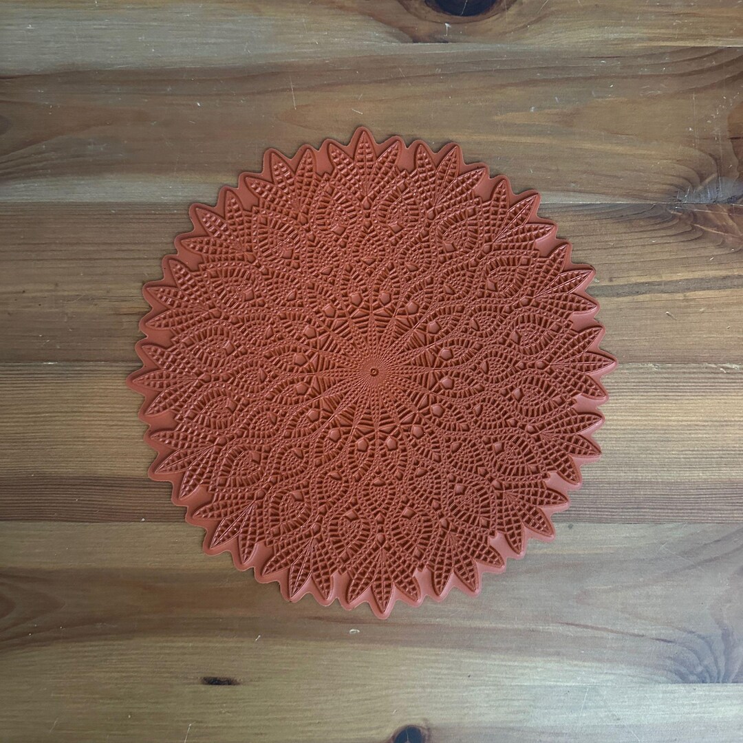 Solar Radiance Mandala Rubber Texture Stamp for Clay - 8" Diameter - Etsy