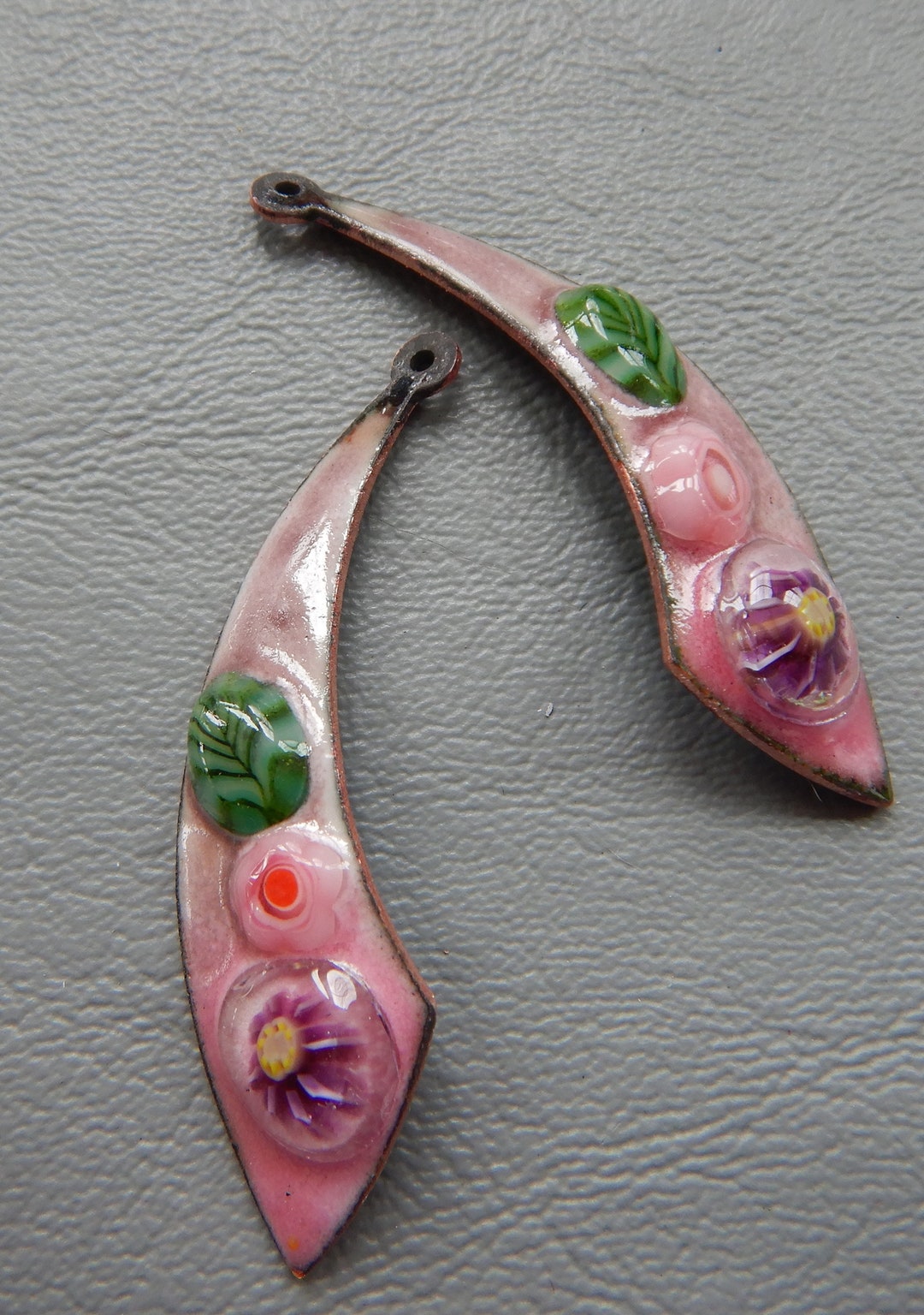 Enamel Earring Findings - Scimitar Shape 2023 F-710 - Etsy