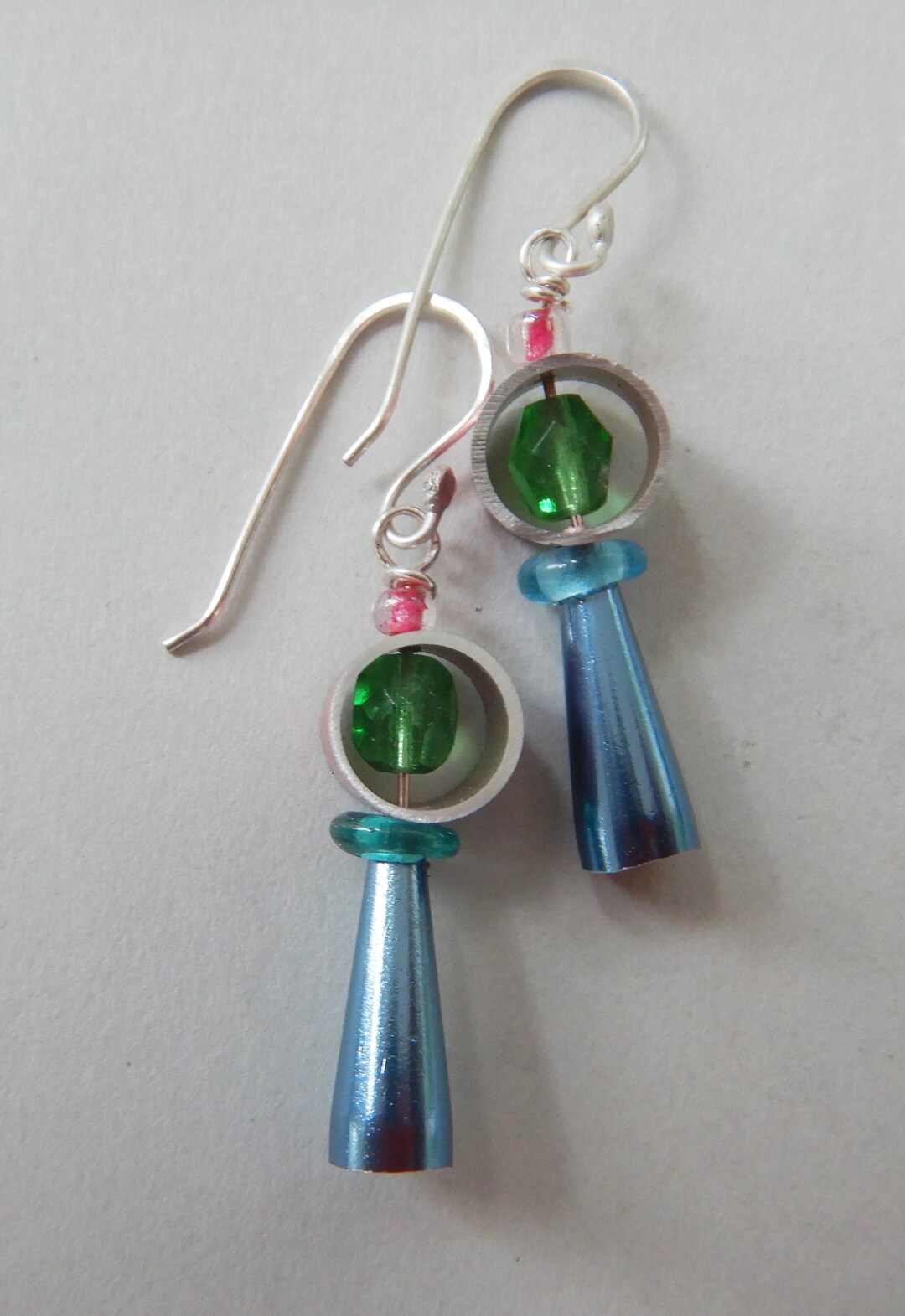 Repurposed Knitting Needle Earrings 2019 E-150 - Etsy
