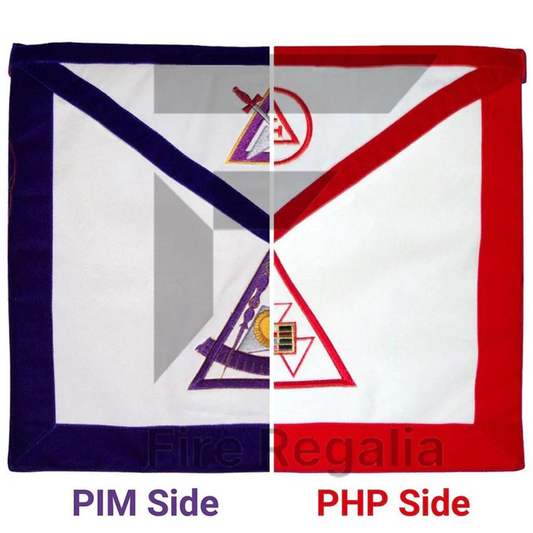 Reversible Masonic Apron – Past High Priest & Illustrious Master ...