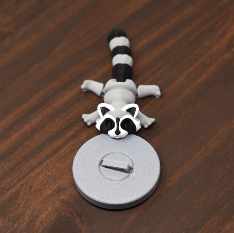 Trash Can Articulated Raccoon |panda |skunk |fox |snow Fox With Trash ...