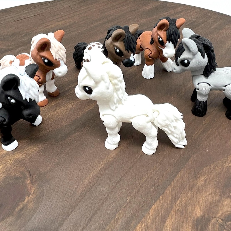 3 D Poseable Horse - Etsy