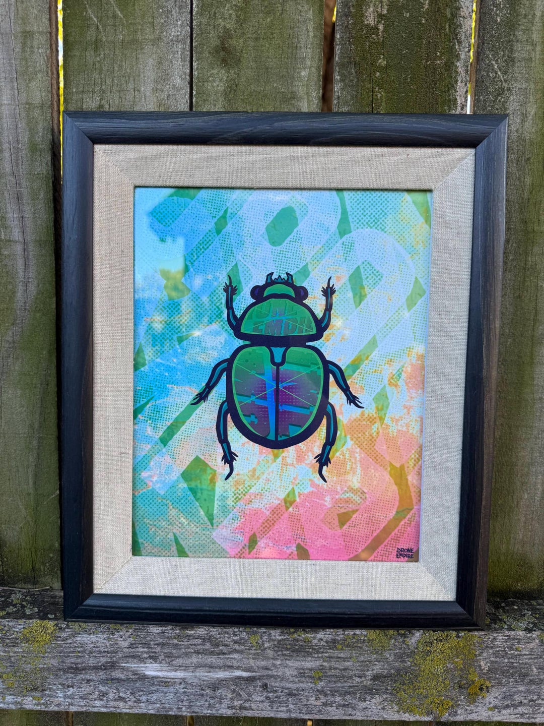 Battle Beetle Framed Digital Print - Etsy
