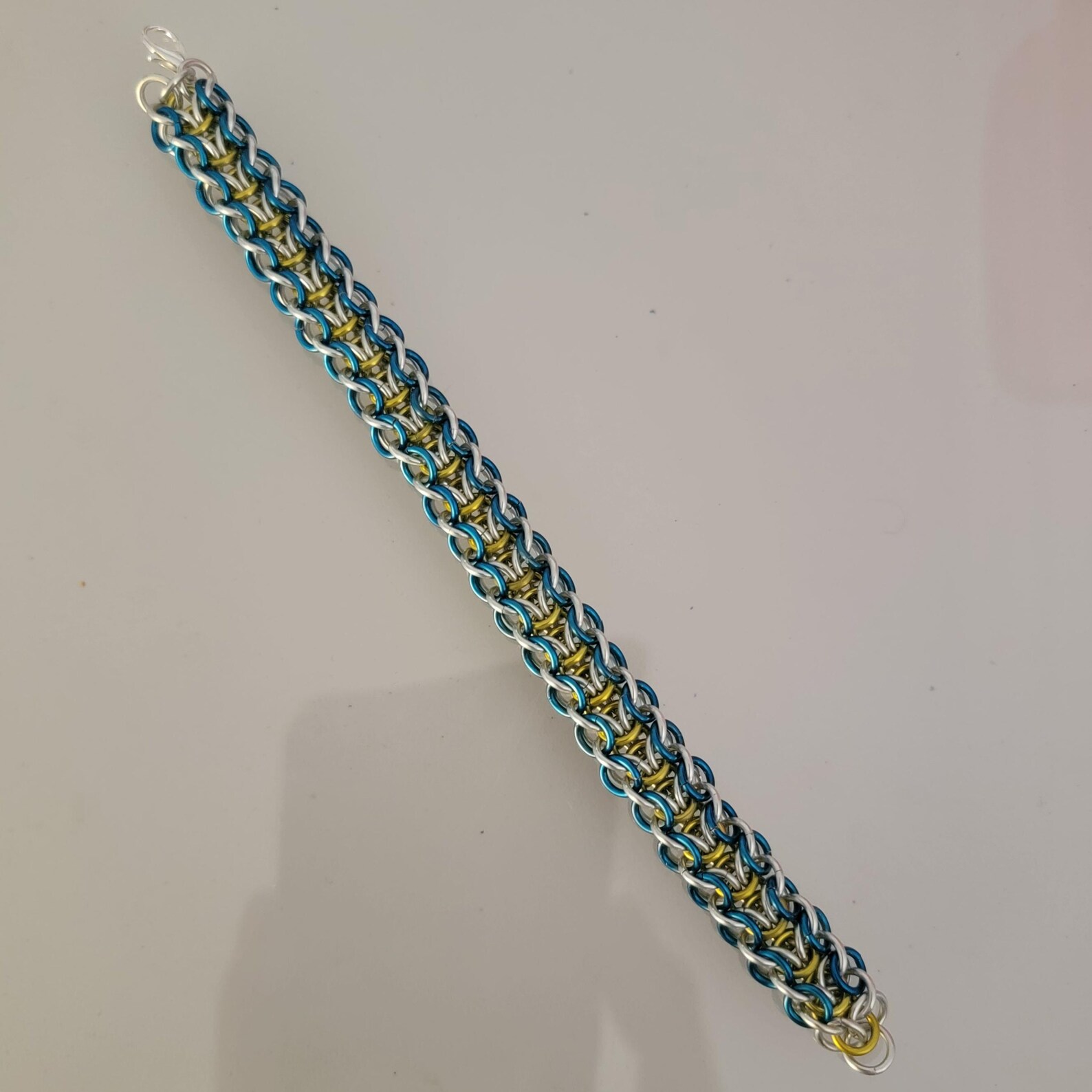 Handmade Spinal Elf Weave Chainmaille Bracelet - Etsy