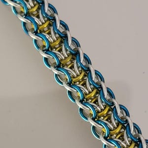 Handmade Spinal Elf Weave Chainmaille Bracelet - Etsy