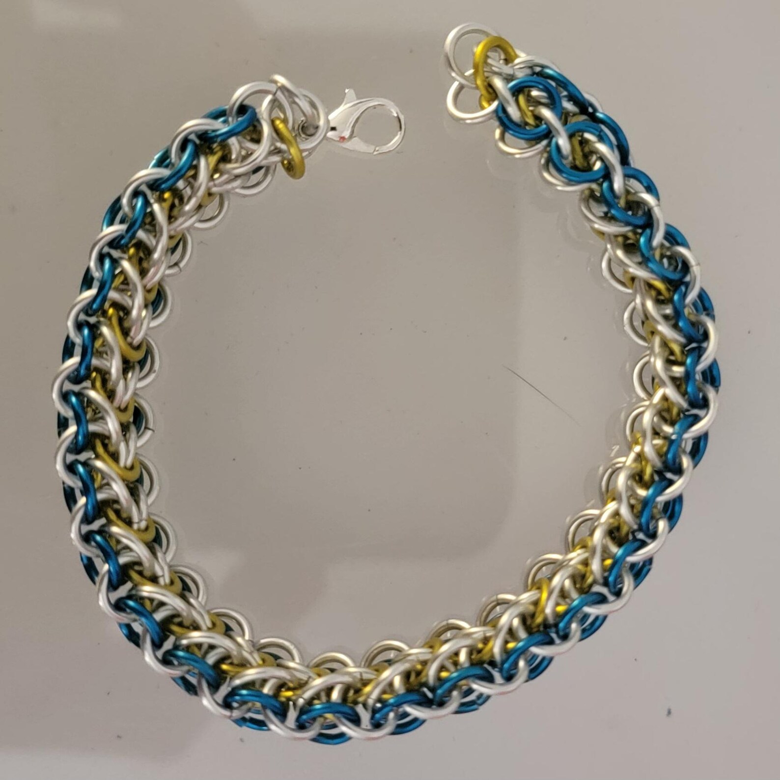 Handmade Spinal Elf Weave Chainmaille Bracelet - Etsy
