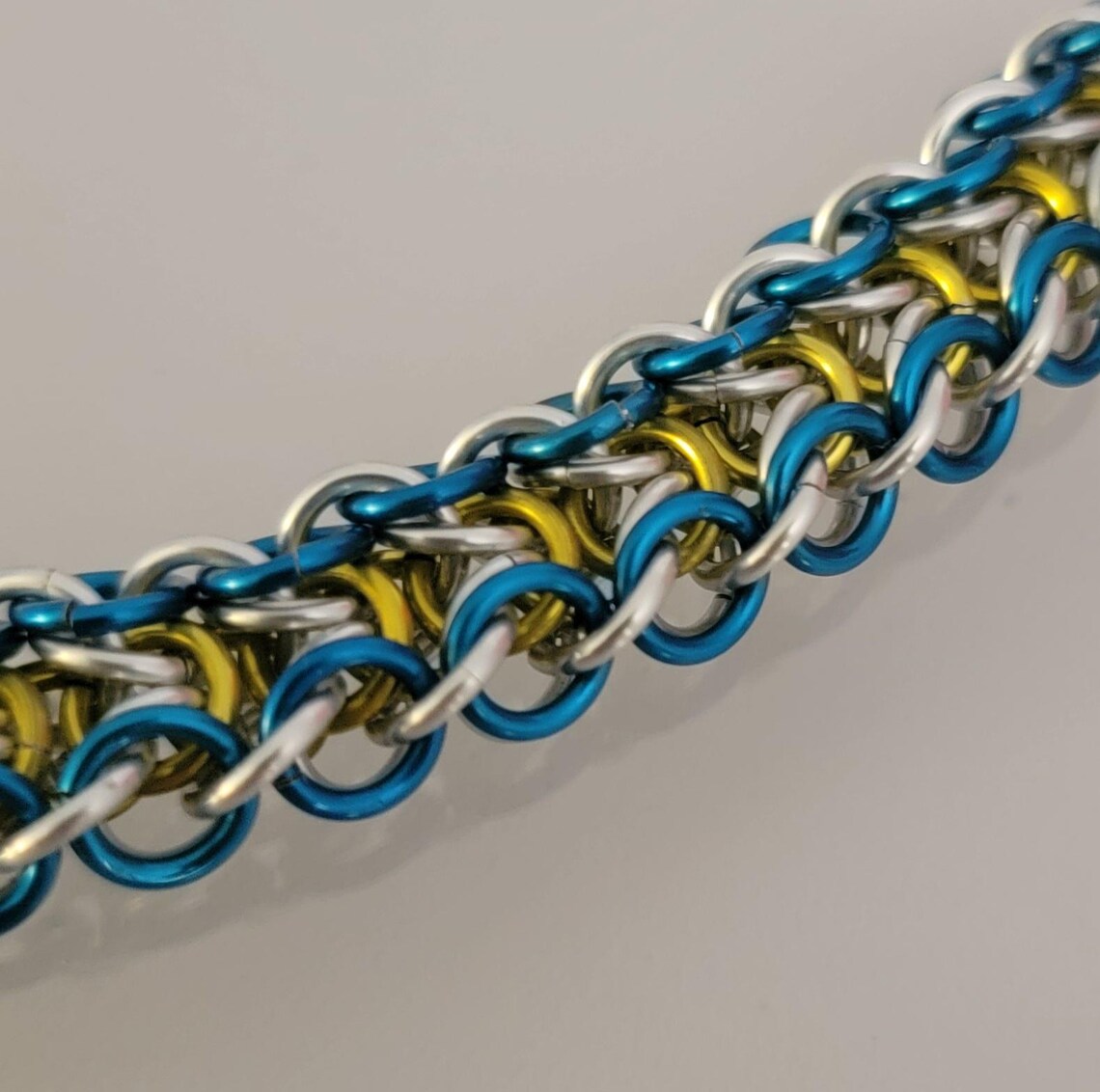 Handmade Spinal Elf Weave Chainmaille Bracelet - Etsy
