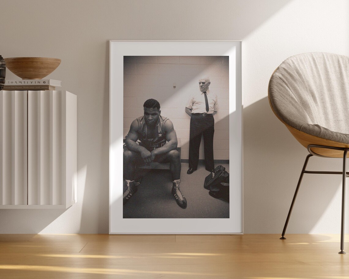 Mike Tyson & Cus D'amato - Iconic Poster: Legendary Boxing Photo ...