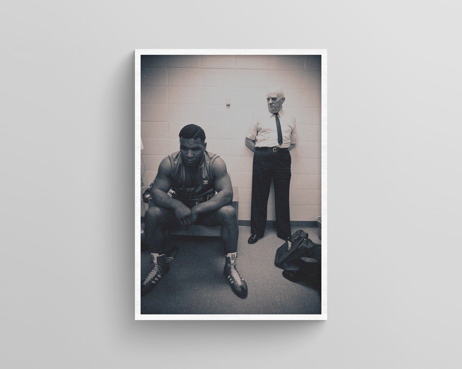 Mike Tyson & Cus D'amato - Iconic Poster: Legendary Boxing Photo ...