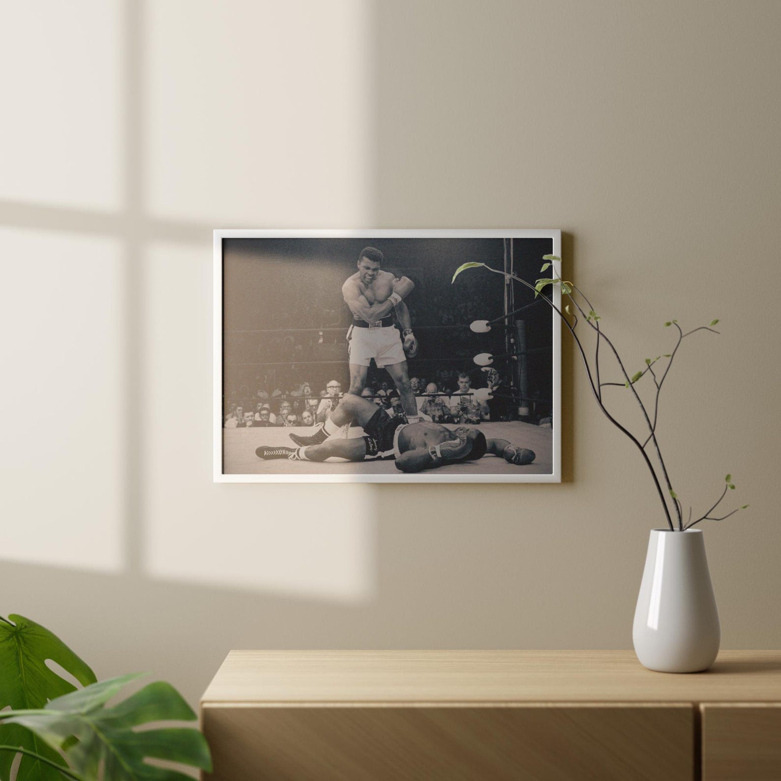 Muhammad Ali - Iconic Knockout Poster: Legendary Boxing Photo (digital ...
