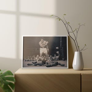 Muhammad Ali - Iconic Knockout Poster: Legendary Boxing Photo (digital ...