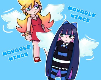 Panty & Stocking Keychains - Etsy