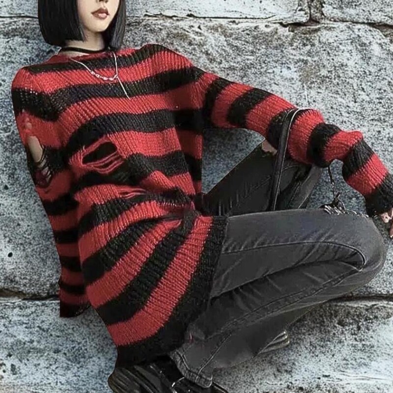 Grunge Sweater - Etsy