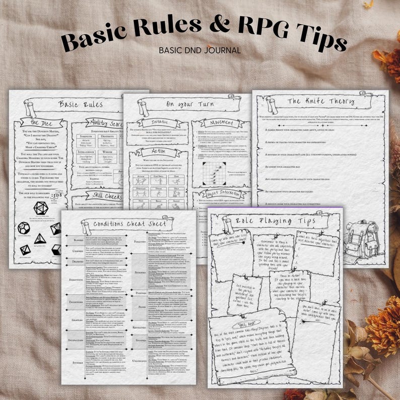 Printable Dnd Campaign Journal & Coloring Book, Dungeons and Dragons ...