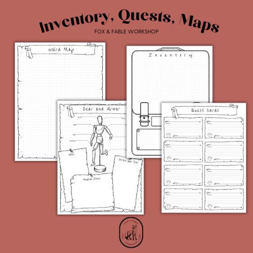 Warlock Printable Dnd Campaign Journal & Coloring Book (for the Adhd ...