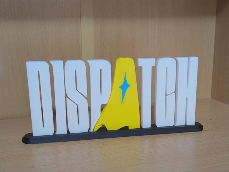 Dispatch Game Logo Stand - Etsy
