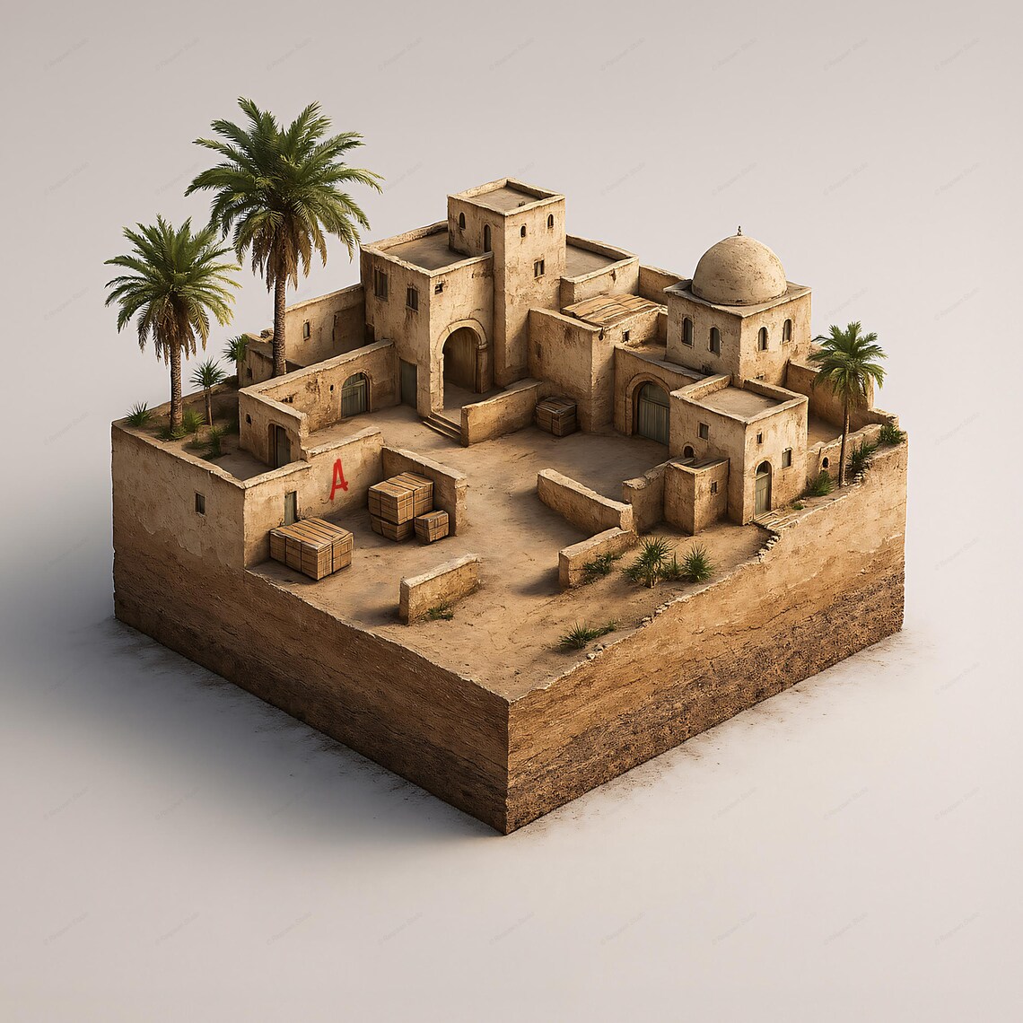 Counter-strike 2 Poster – CS2 Wall Art Print – CS2 Dust II Map – Gaming ...