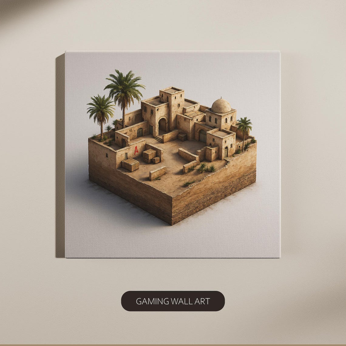 Counter-strike 2 Poster – CS2 Wall Art Print – CS2 Dust II Map – Gaming ...