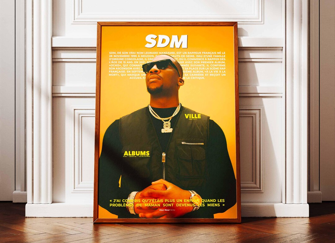 SDM Poster | SDM Poster | Rapper Poster | Music Artist Posters | Wall ...