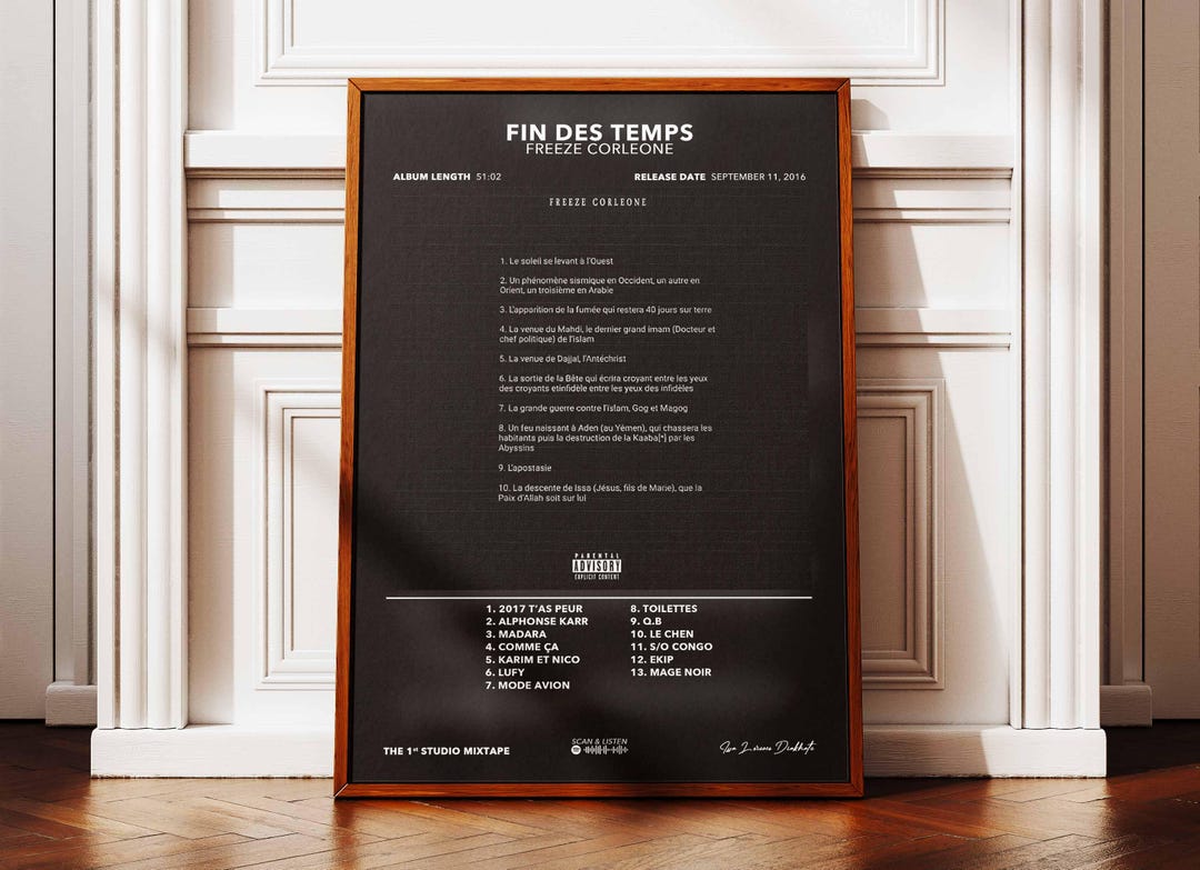 Poster Album FDT Freeze Corleone | Poster Freeze Corleone | Rap Album ...