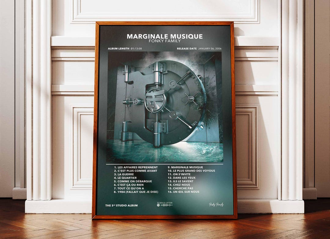 Fonky Family Marginal Music Album Poster | Fonky Family Poster | Rap ...
