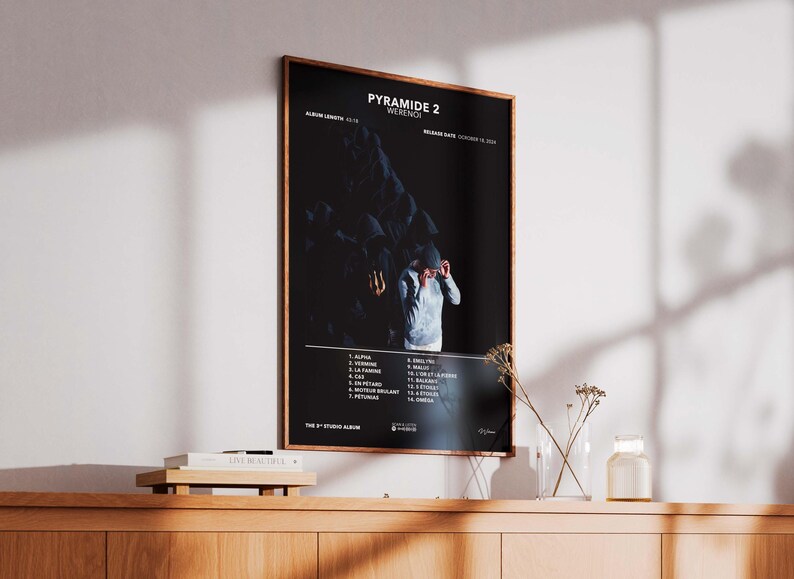 Album Poster Pyramid 2 Werenoi | Poster Werenoi Album | Rapper Poster ...