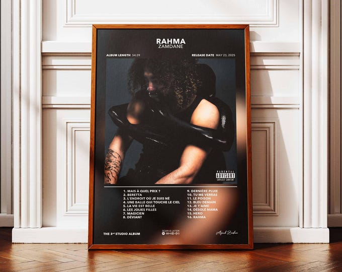 Album Poster Solsad De Zamdane, Rap Posters, Album Cover, Album Wall ...