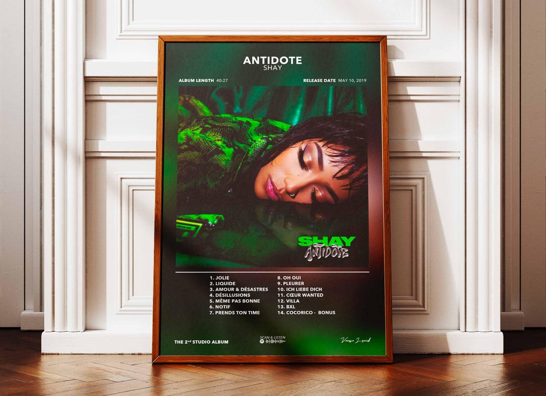 Album Poster Antidote Shay | Poster Shay Album | Rapper Poster | Album ...
