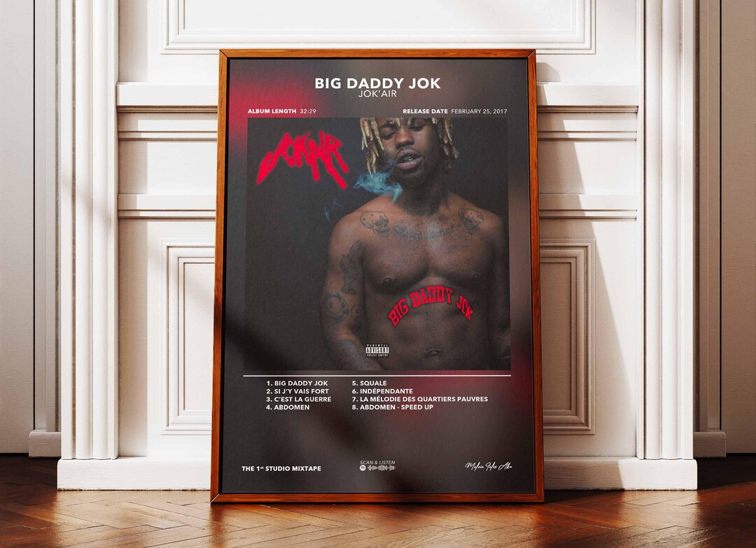 Big Daddy Jok Jok'air Album Poster | Jok'air Album Poster | Rap Album ...