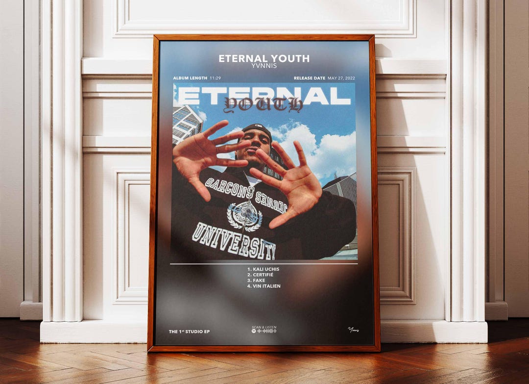 Poster Album Eternal Youth Yvnnis | Poster Yvnnis Album | Rap Album ...