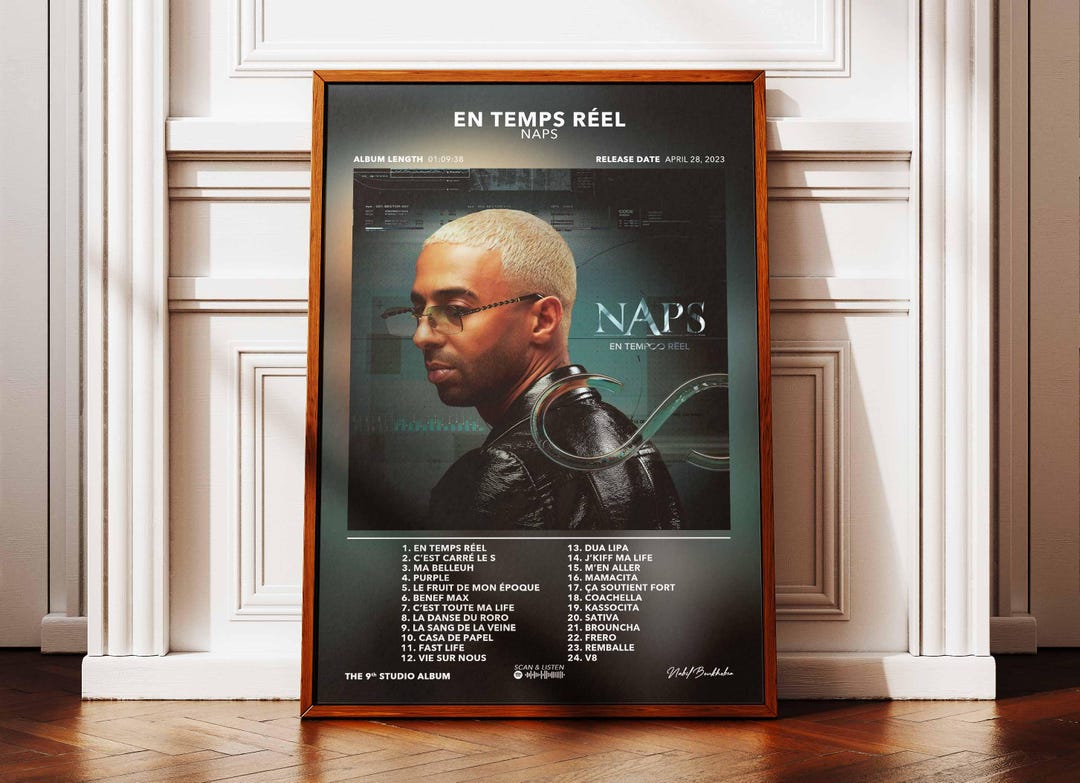 Naps Real-time Album Poster | Naps Real-time Poster | Rap Album Poster ...