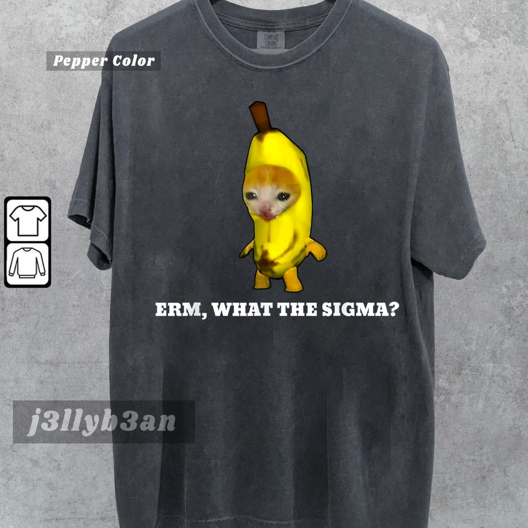 Erm, What Sigma Cat Meme Shirt, Erm Funny Unisex Shirt, Sigma Cat Meme ...