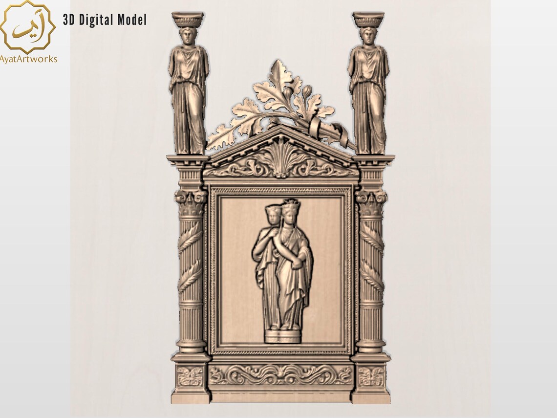 6 Roman Gothic Italian Ornate 3D Bundle | Cathedral Architecture ...