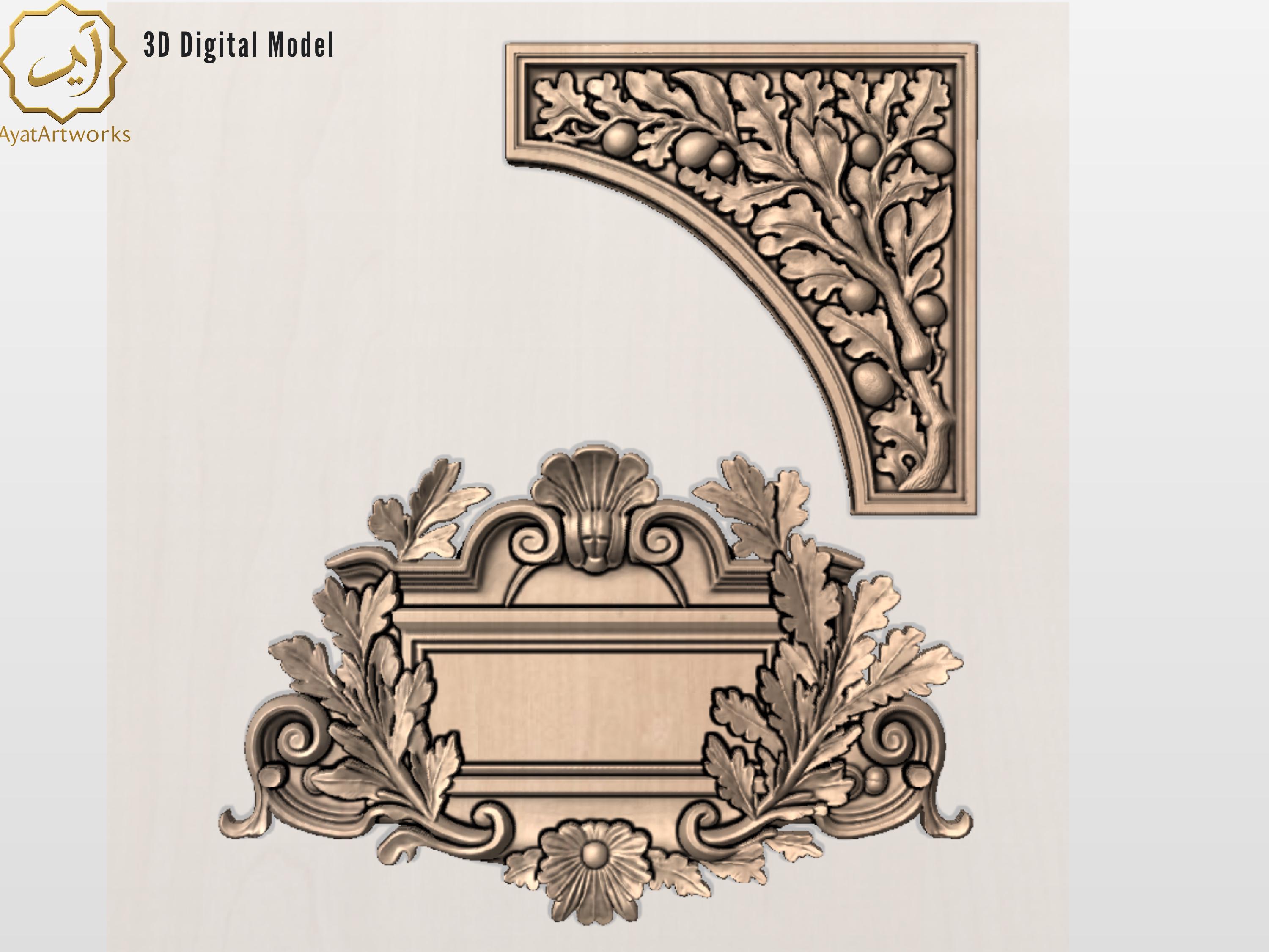 6 Roman Gothic Italian Ornate 3D Bundle | Cathedral Architecture ...