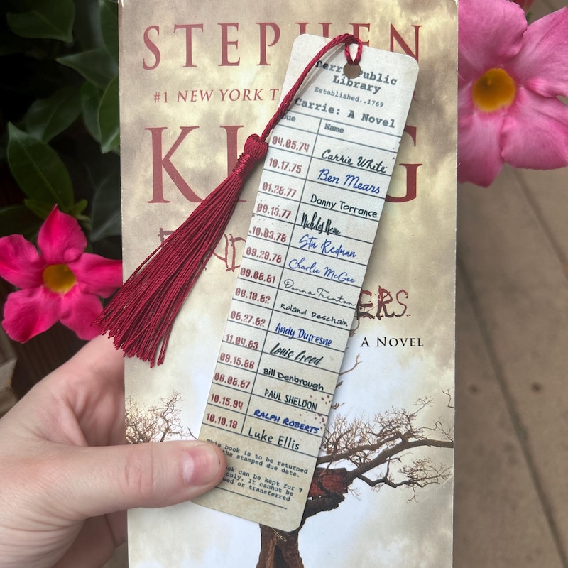 Stephen King Bookmark - Etsy