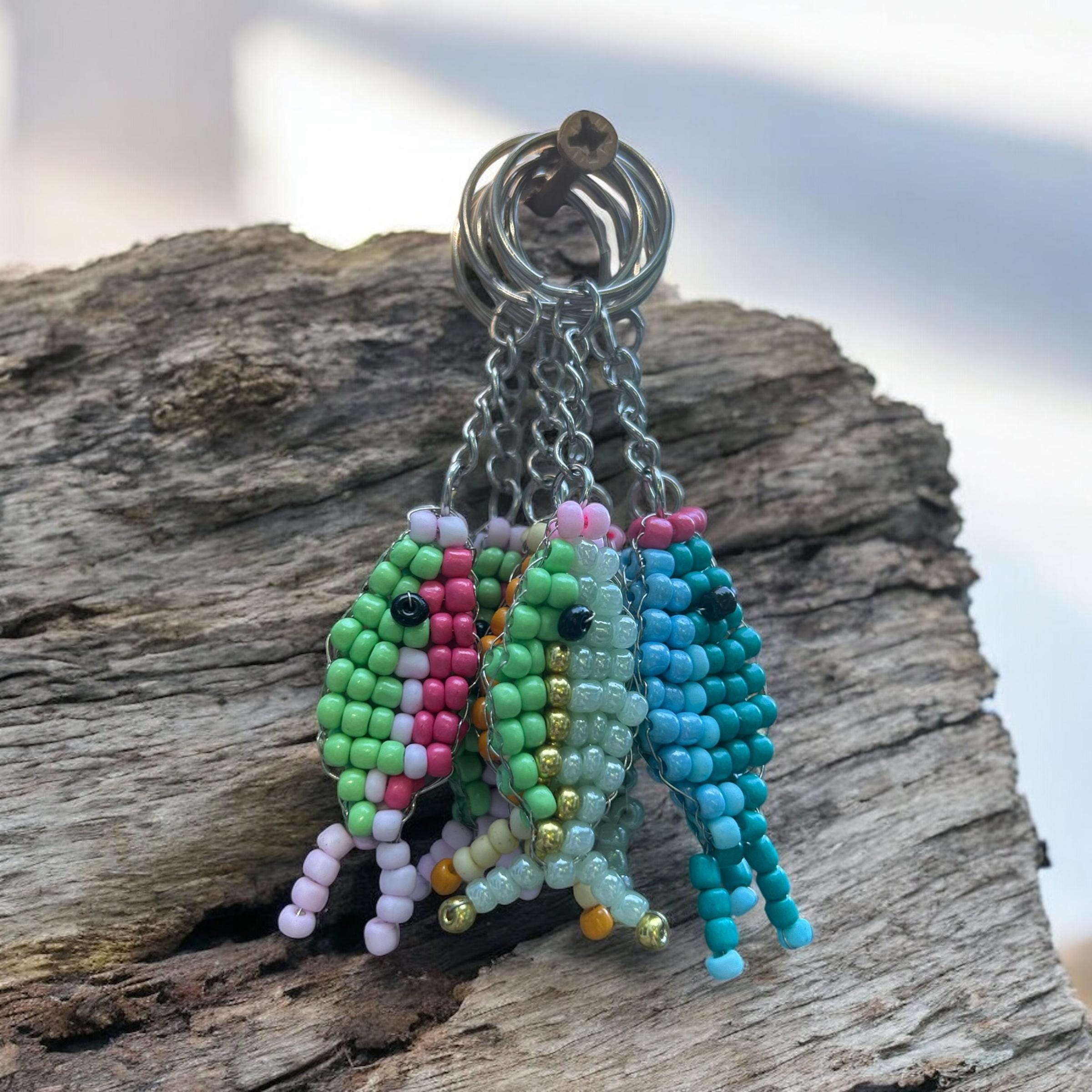 Beaded Fish Keychain | Colorful Fish | Beadwork - Etsy