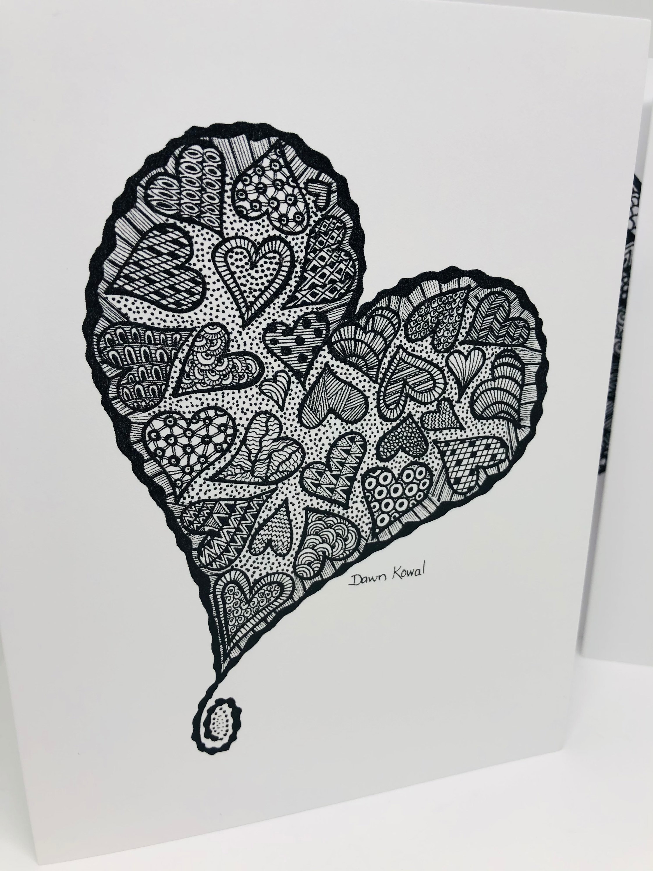 HEART Blank Notecards Valentine's Day Bride to Be Love - Etsy