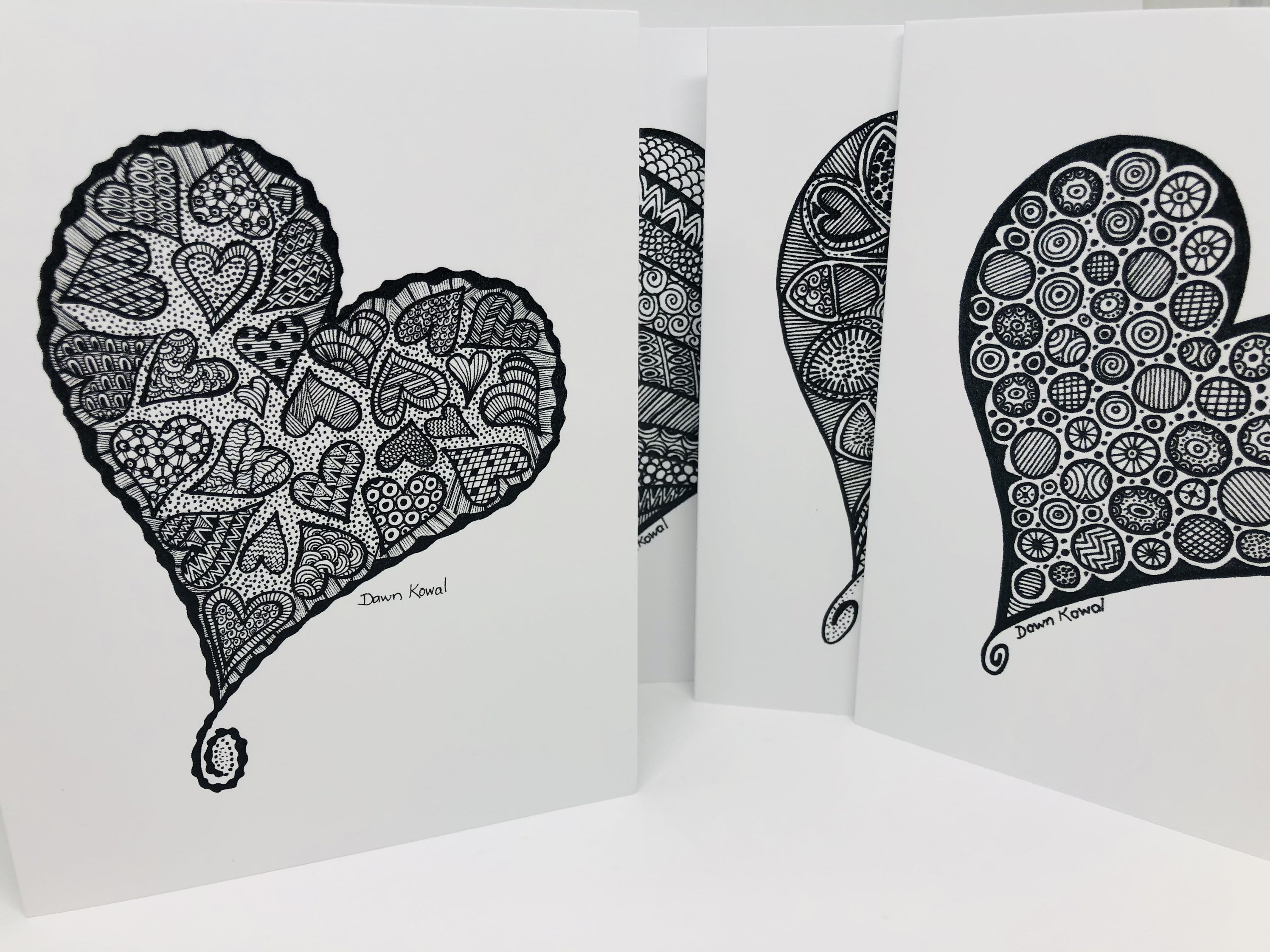 HEART Blank Notecards Valentine's Day Bride to Be Love - Etsy