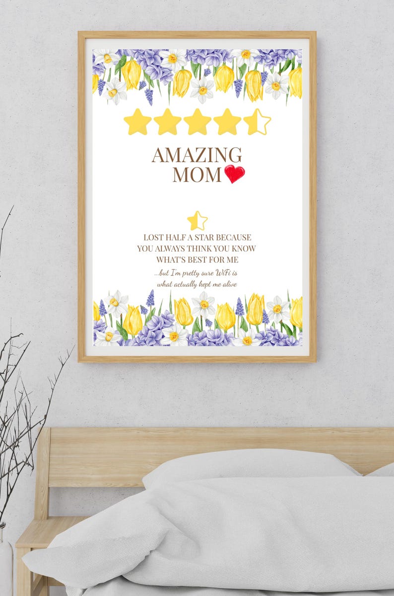 Amazing Mom – Funny Mother's Day Printable - Etsy