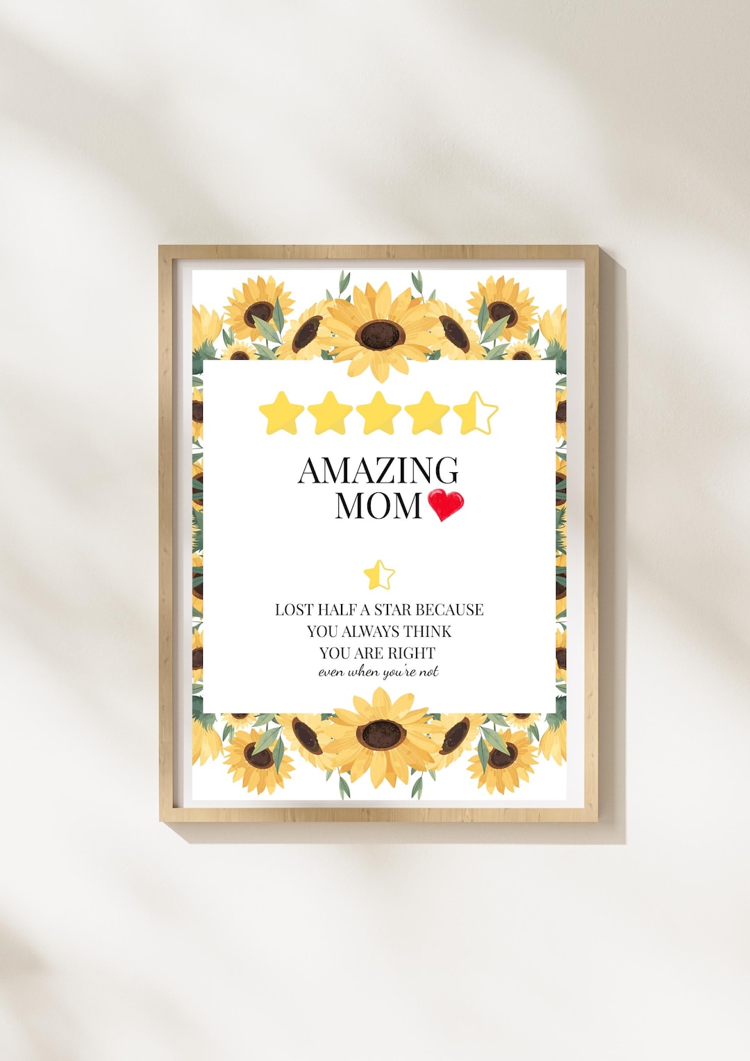 Amazing Mom – Funny Mother's Day Printable - Etsy