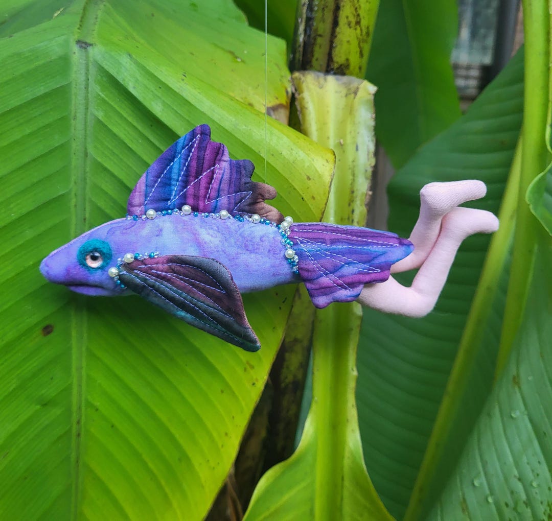 Reverse Mermaid Hanging Cloth Doll - Etsy