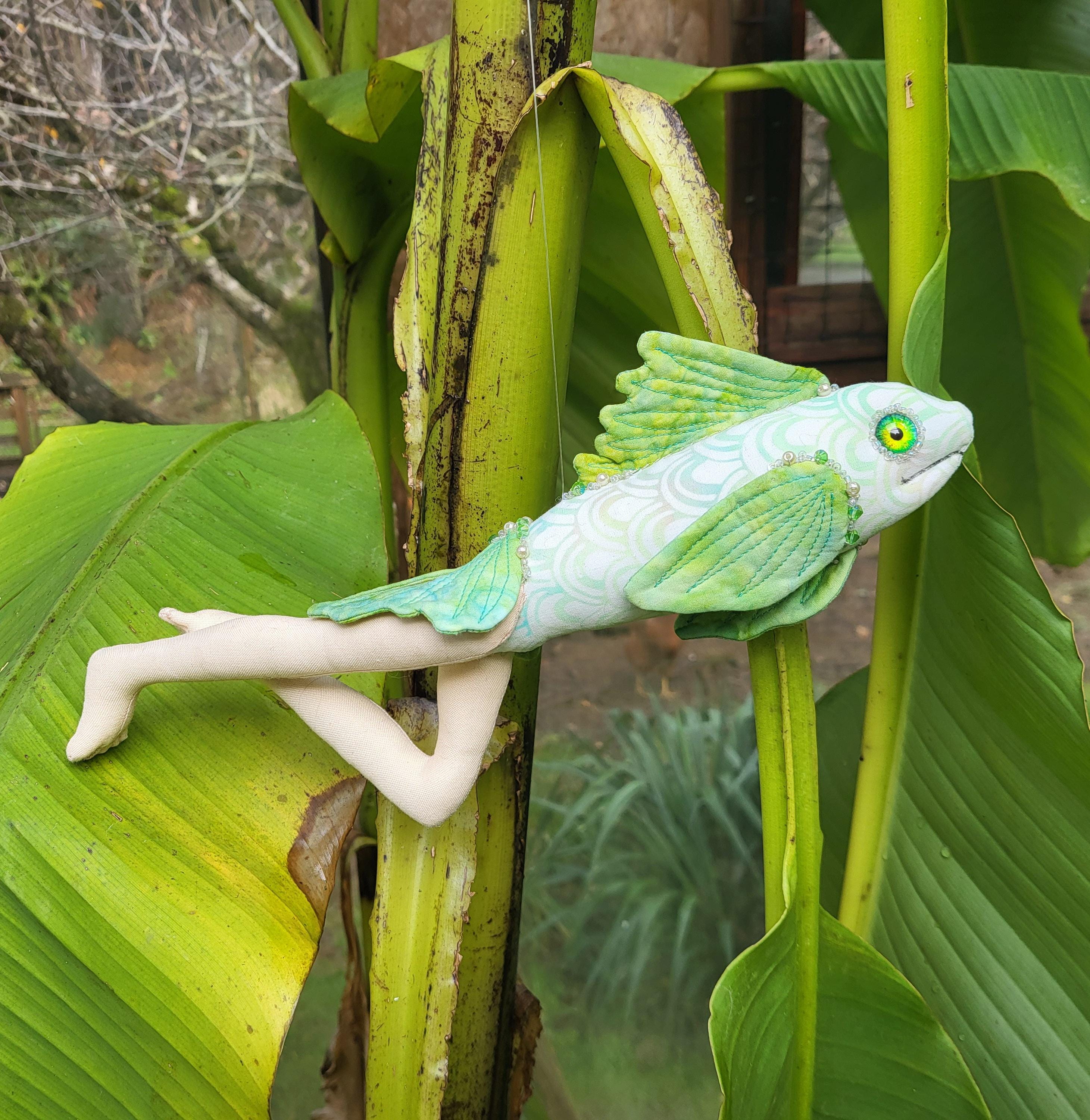 Reverse Mermaid Hanging Cloth Doll - Etsy