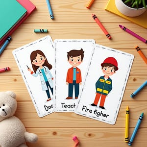 Occupation Flashcards for Kids – Educational Printable PDF – Montessori ...