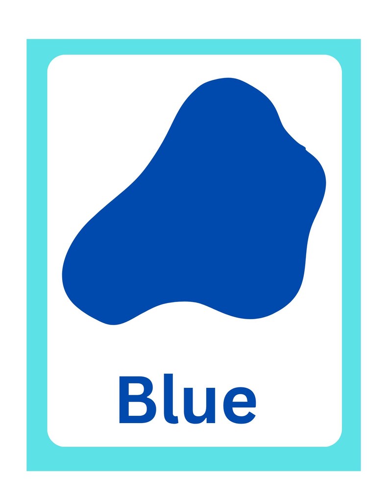 Color Flashcards for Kids – Educational Printable PDF + Bonus Color ...