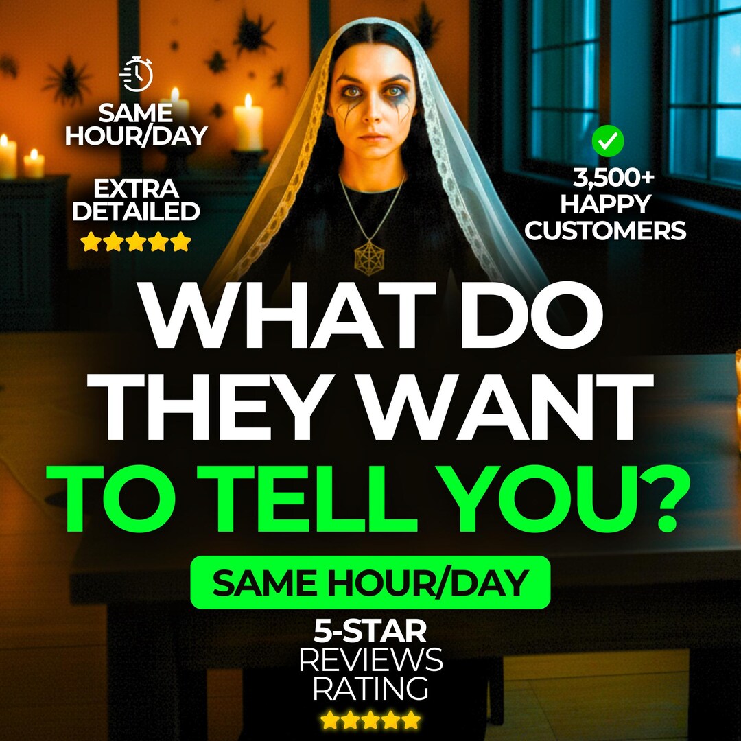 What Do They Want to Tell You?, In-depth Tarot Reading, Same Hour ...