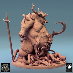 Demon Overlord Miniature Monstrosity (colossal) | Rescale Miniatures ...