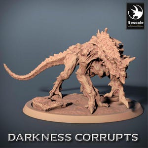 Hellhound Demon Tracker Miniature (large) | Rescale Miniatures ...