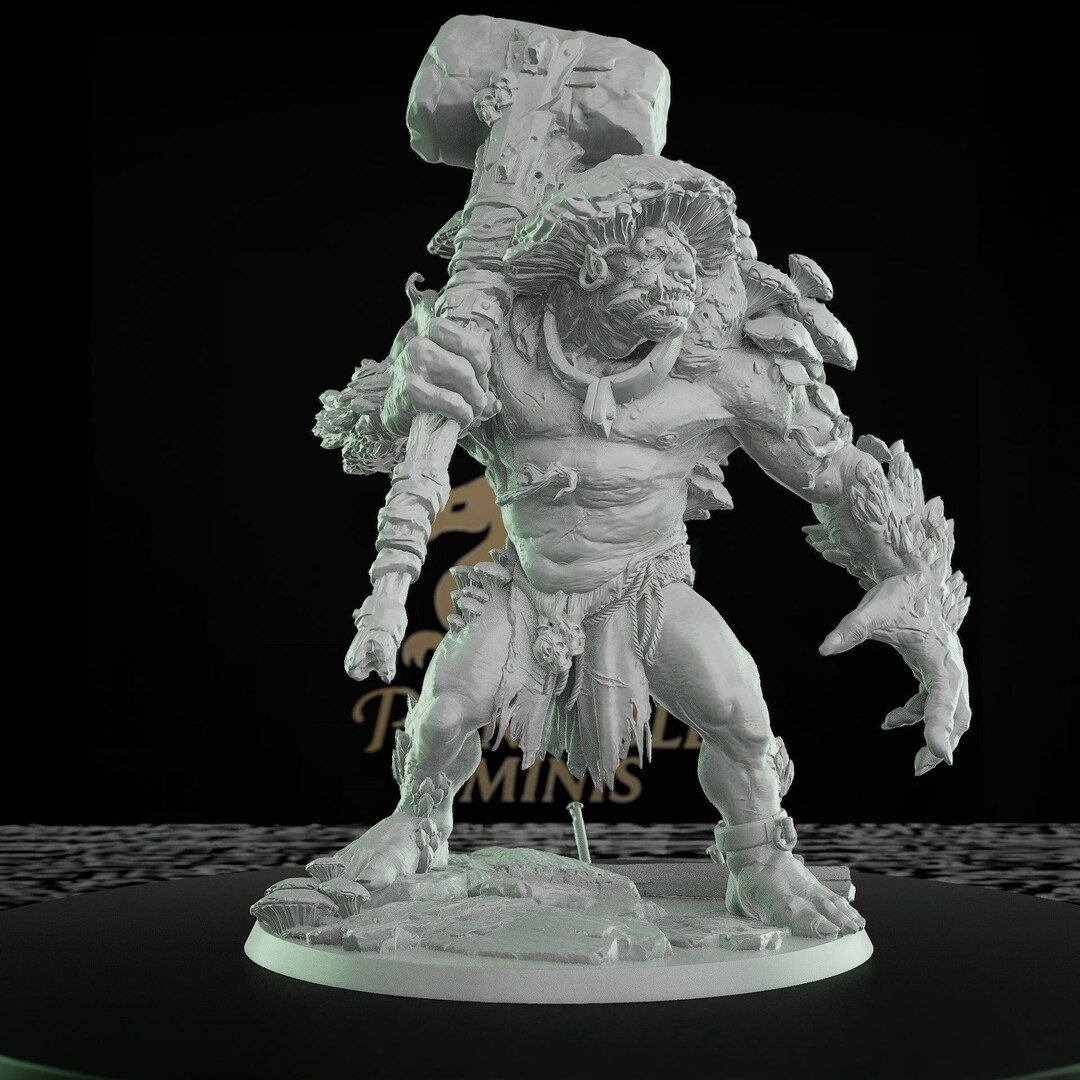 Fungal Ogre Monster Figure | Large | Rescale Miniatures | D&D Dnd ...