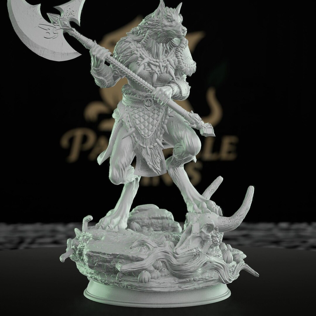 Werewolf Lycanthrope Axe Warrior | Medium | DM Stash | D&D Dnd ...