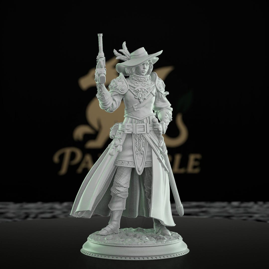 Lady Inquisitor Rogue Gunfighter Miniature | Medium | DM Stash | D&D ...